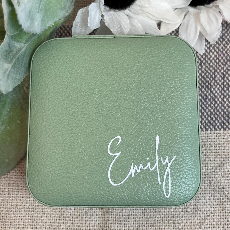 Sage Green Travel Jewelry - Etsy