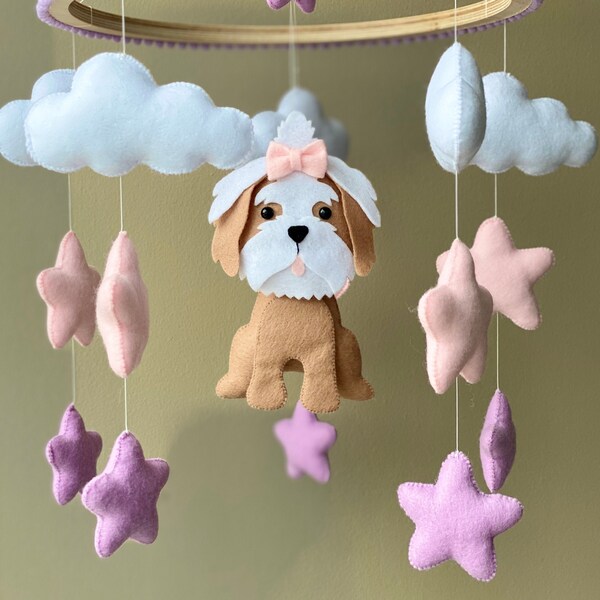Custom Dog Baby Mobile - Etsy