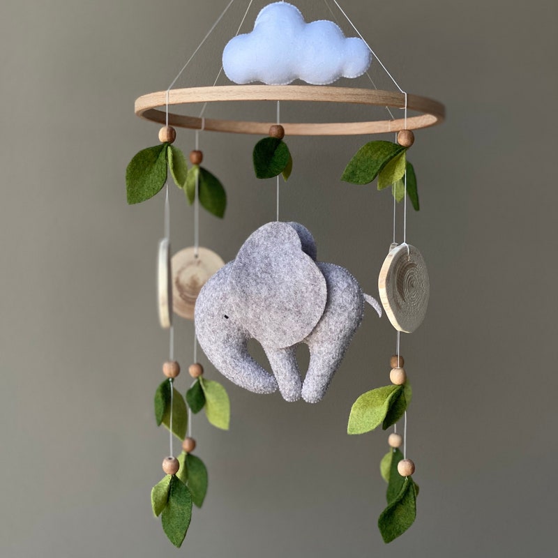 Elephant Mobile - Etsy