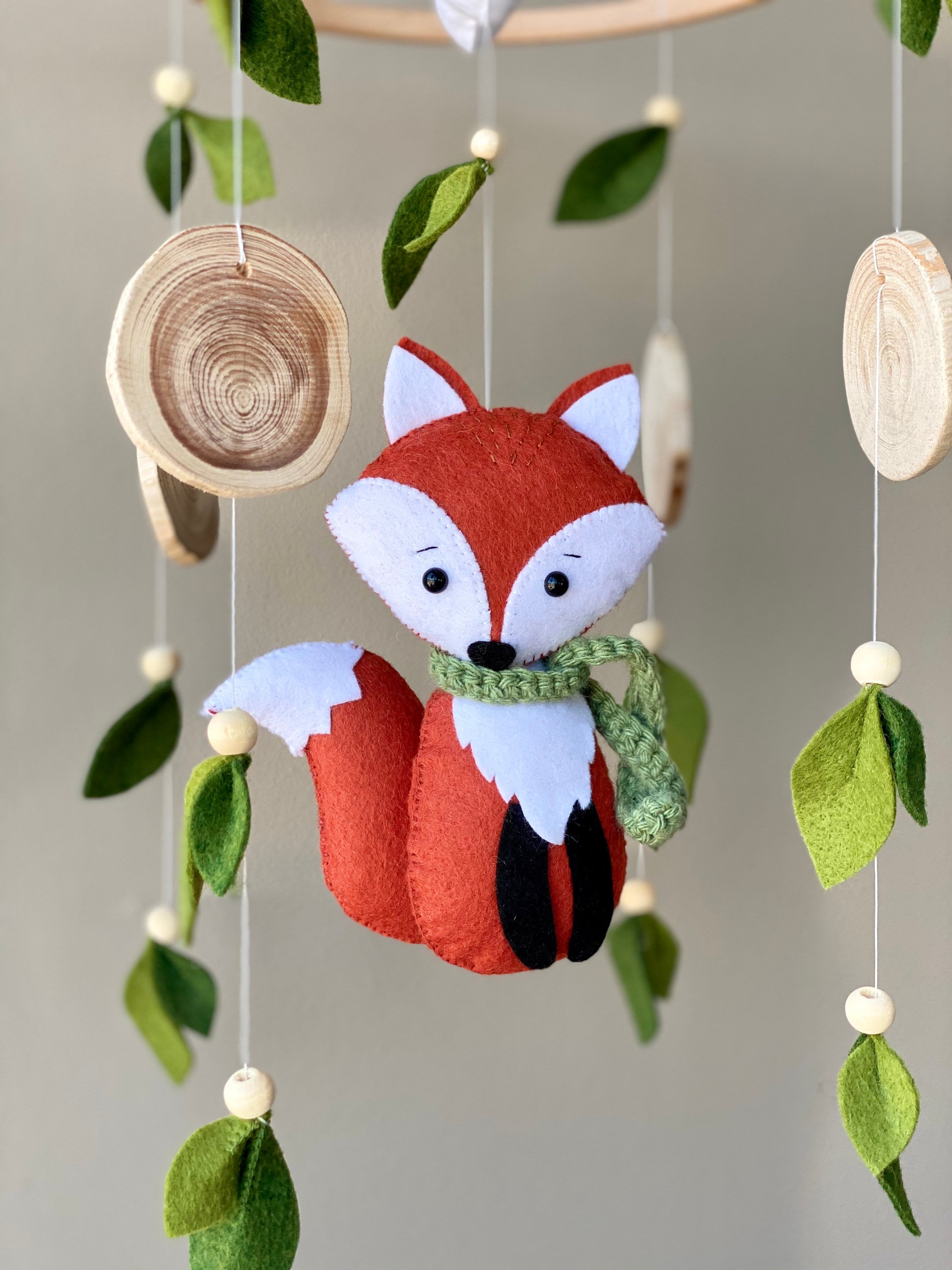 Fox Baby Mobile Woodland Baby Mobile Baby Shower Gift Forest - Etsy Canada