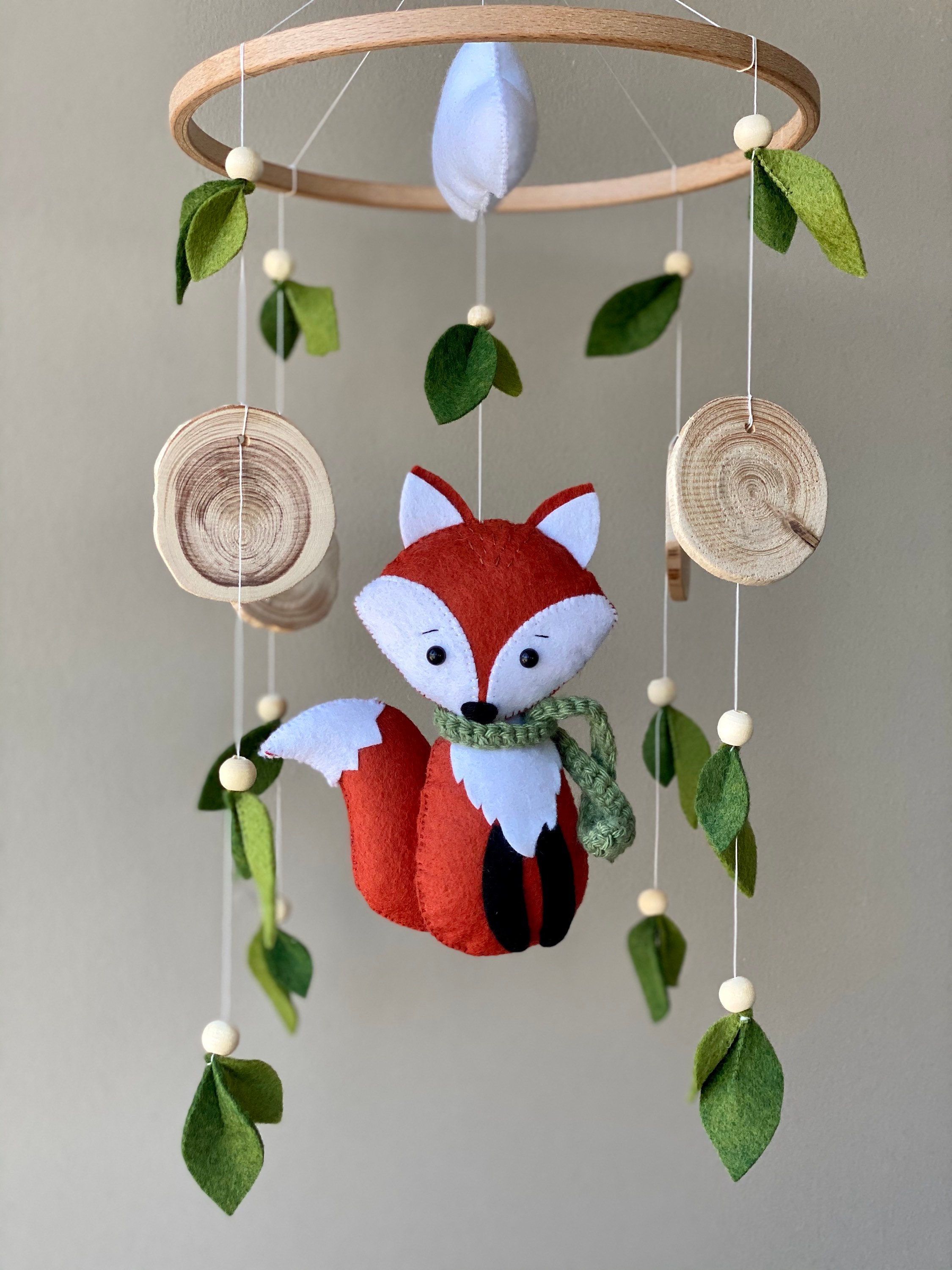 Fox Baby Mobile Woodland Baby Mobile Baby Shower Gift Forest | Etsy Canada