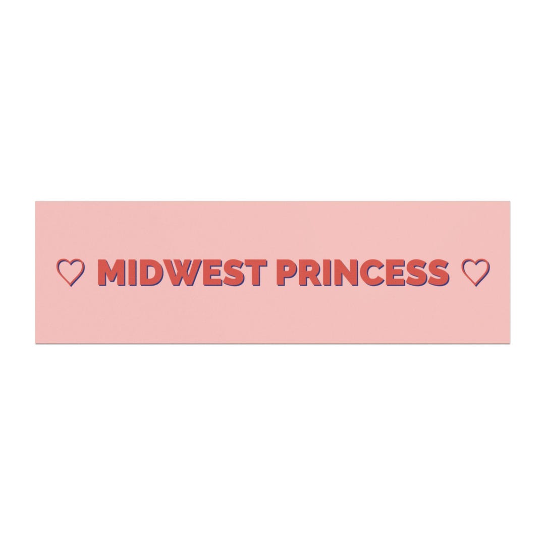 Midwest Princess Car Magnet Fun Pink Aesthetic Cowgirl Design Vinyl ...