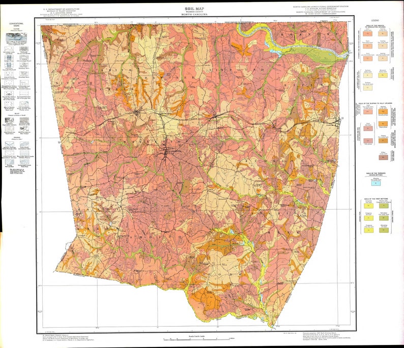 North Carolina Soil Survey Maps - Etsy