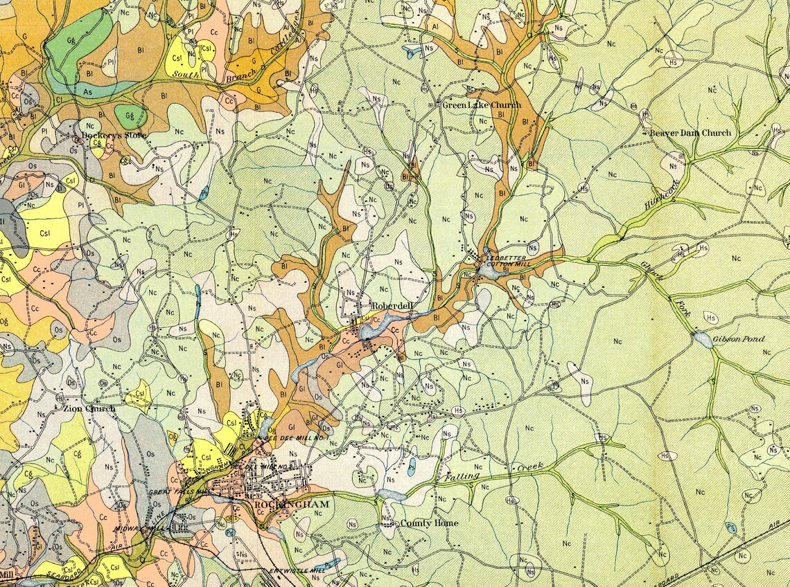 North Carolina Soil Survey Maps | Etsy