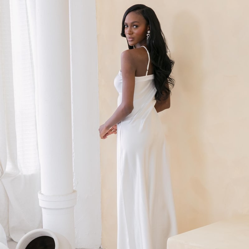 Ivory Midi Length Dress - Etsy