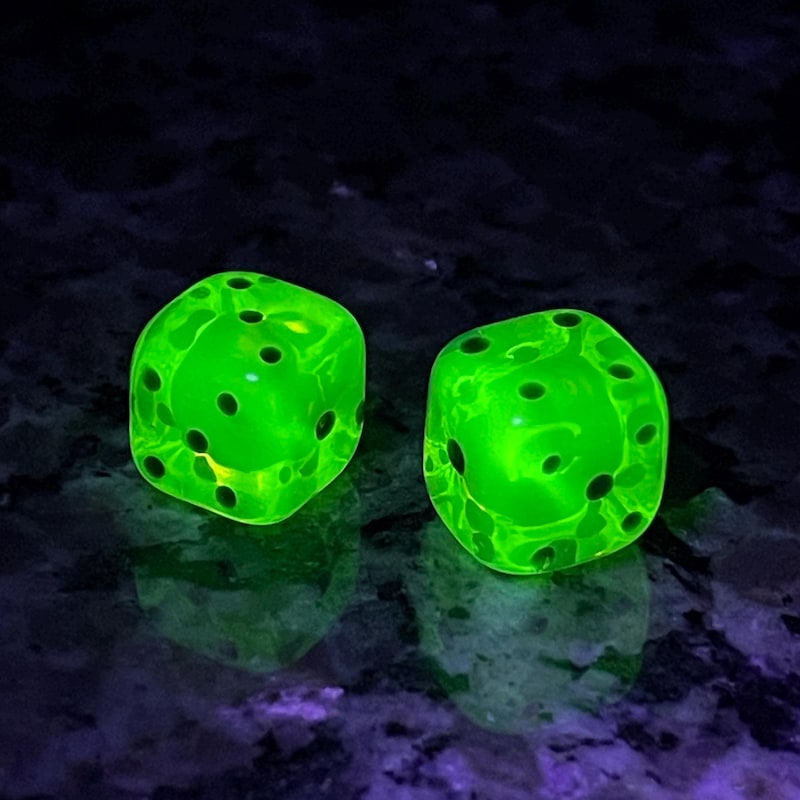 Glowing Dice - Etsy