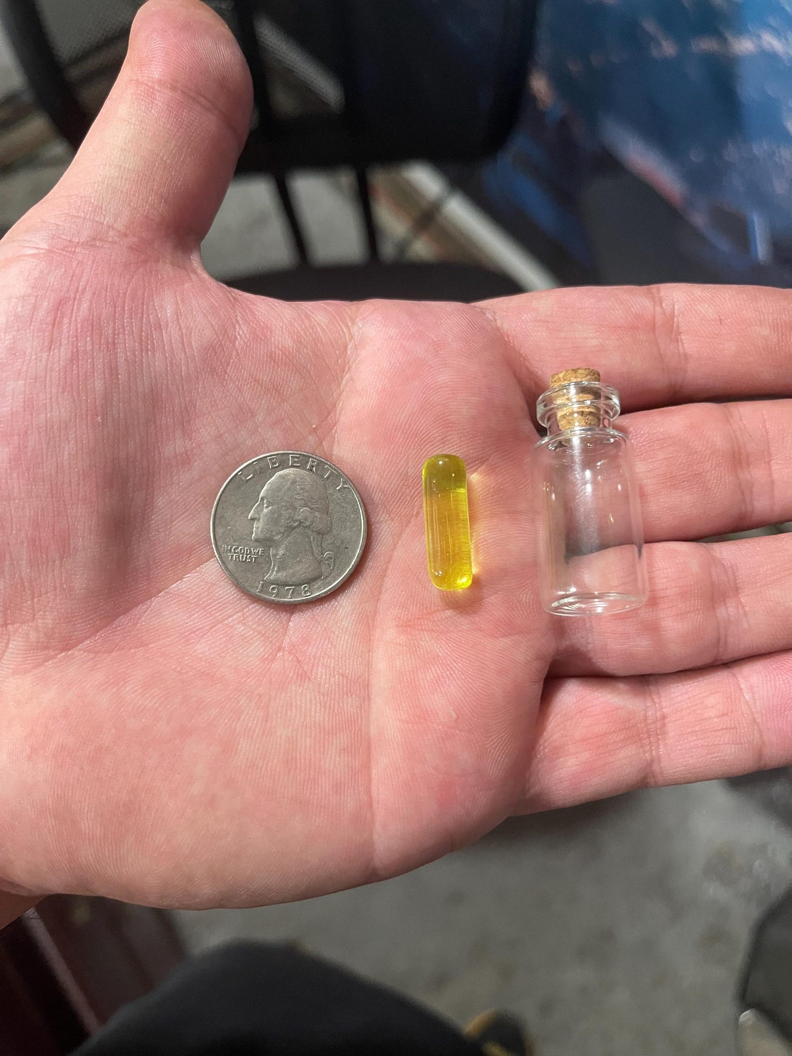Uranium Glass Rod in a Bottle - Etsy