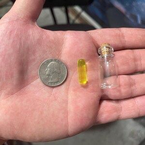 Uranium Glass Rod in a Bottle - Etsy