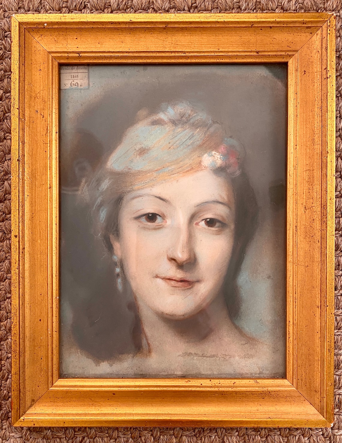 Art Antique Pastels Maurice Quentin De La Tour Lithographs French Gilt ...