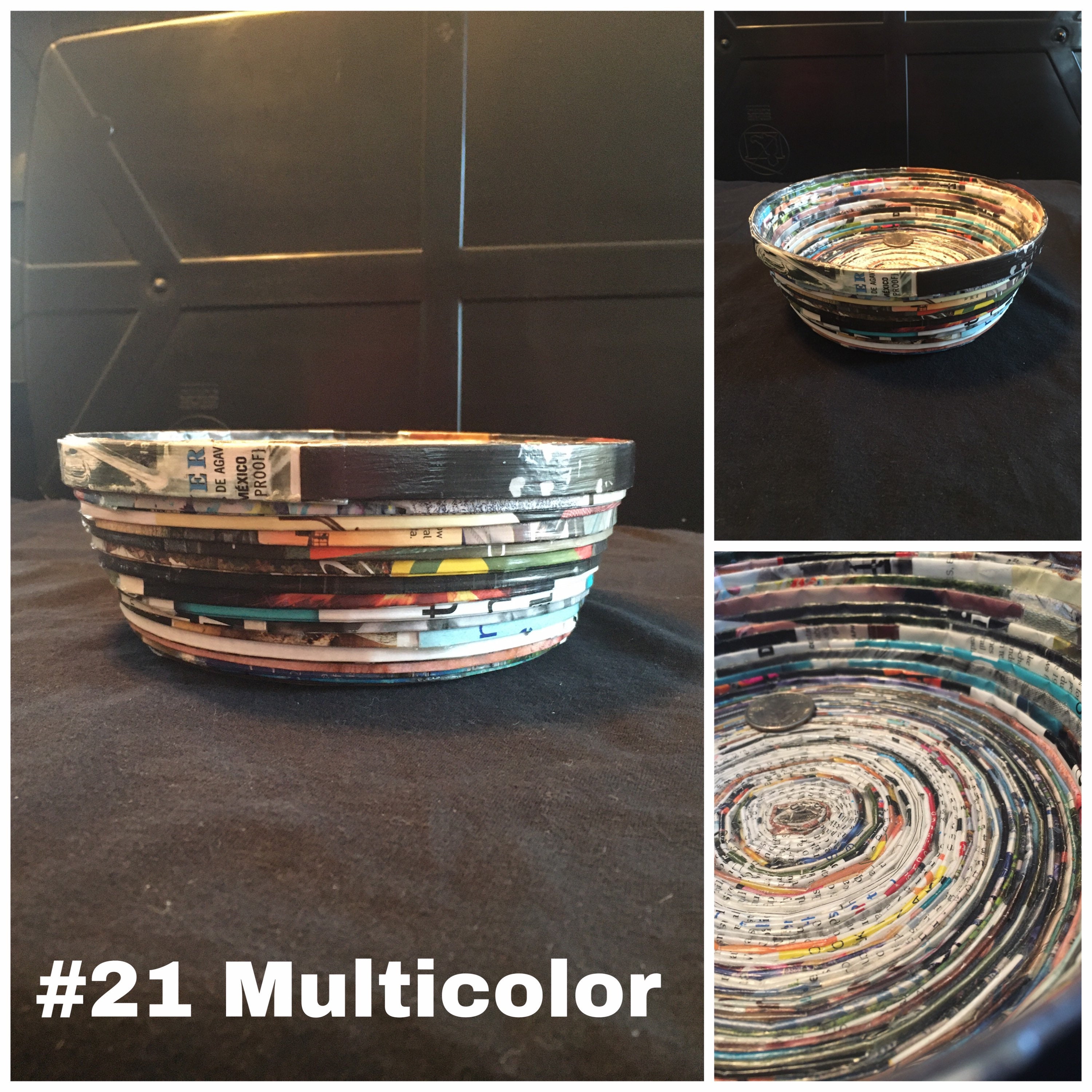 Recycled Paper Magazine Bowls Large - Etsy