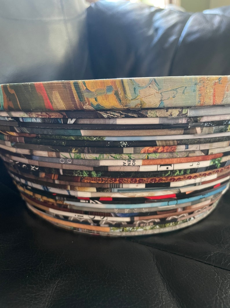 Recycled Paper Magazine Bowl Colossal - Etsy