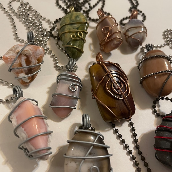 Wire Wrapped Rock - Etsy