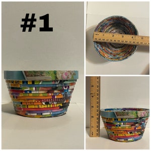 Recycled Paper Magazine Bowls Small - Etsy