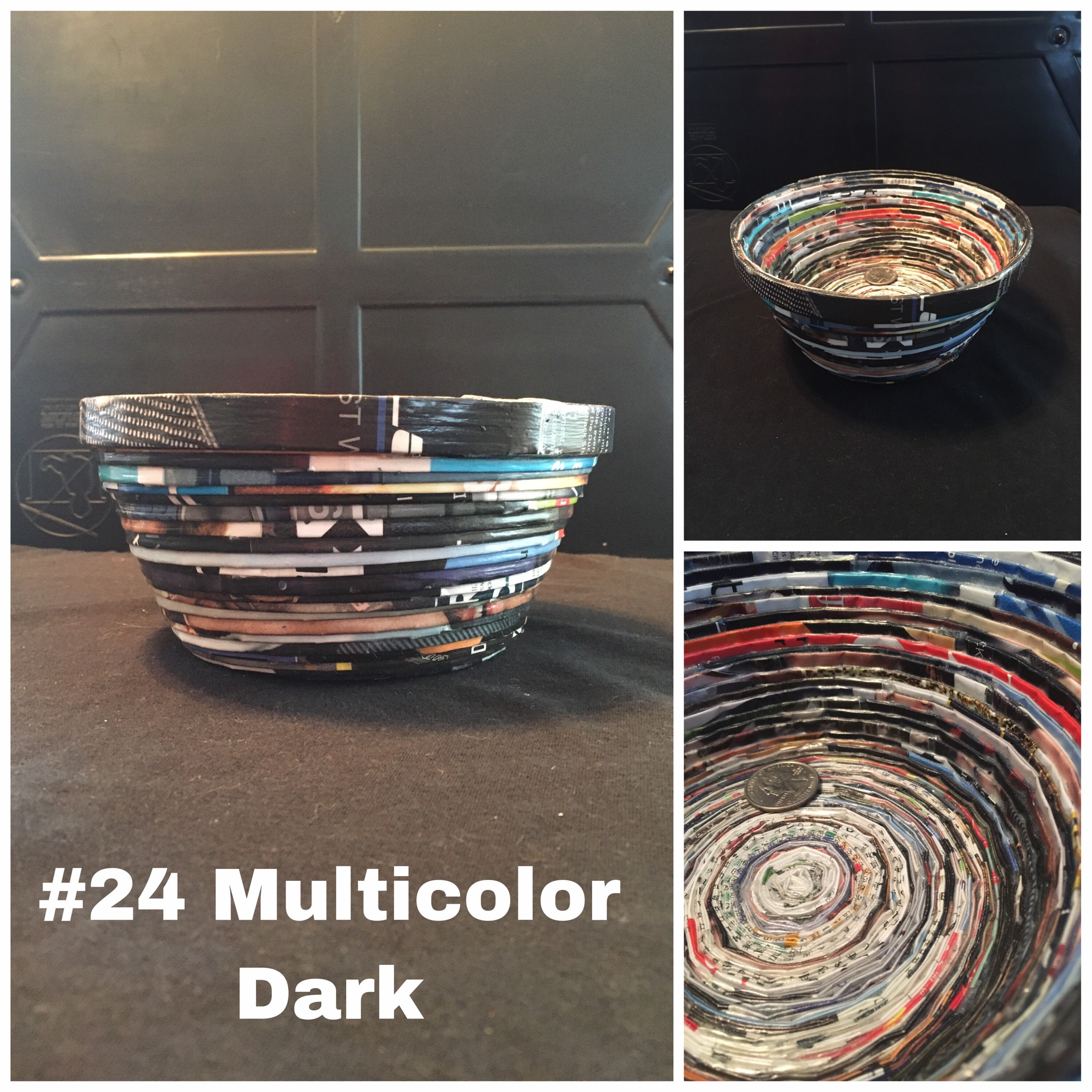 Recycled Paper Magazine Bowls Large - Etsy