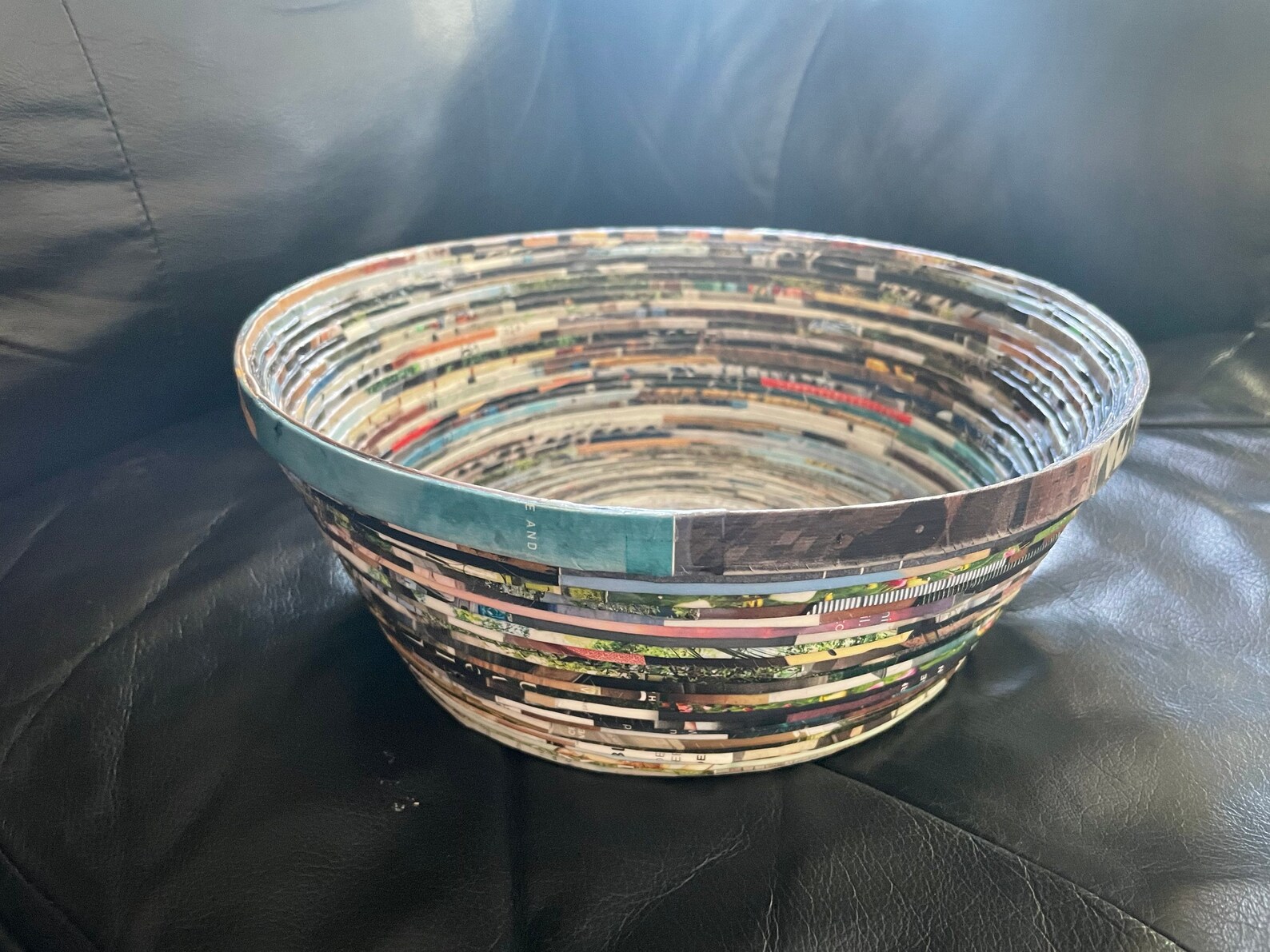 Recycled Paper Magazine Bowl Colossal - Etsy