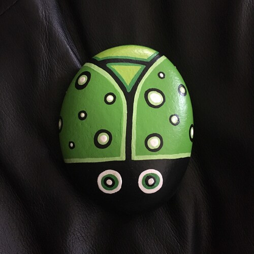 Ladybug Rock Hand Painted With Love - Etsy