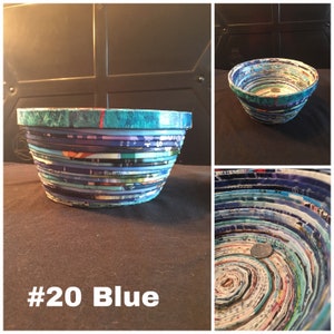 Recycled Paper Magazine Bowls Large - Etsy