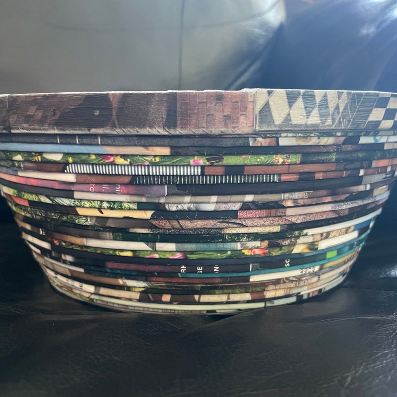 Rolled Magazine Art - Etsy