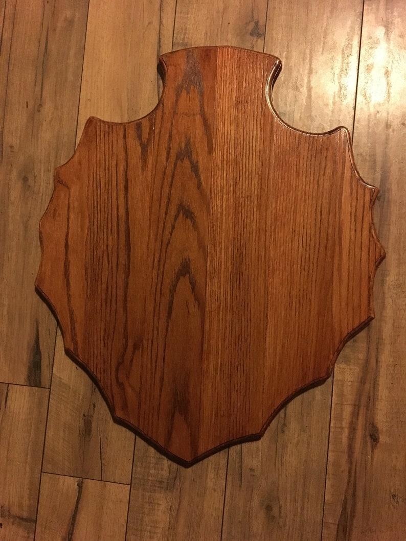 Oak Arrowhead Deer Shoulder Mount Plaque Etsy