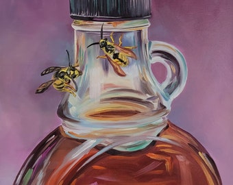 Maple Syrup Painting - Etsy