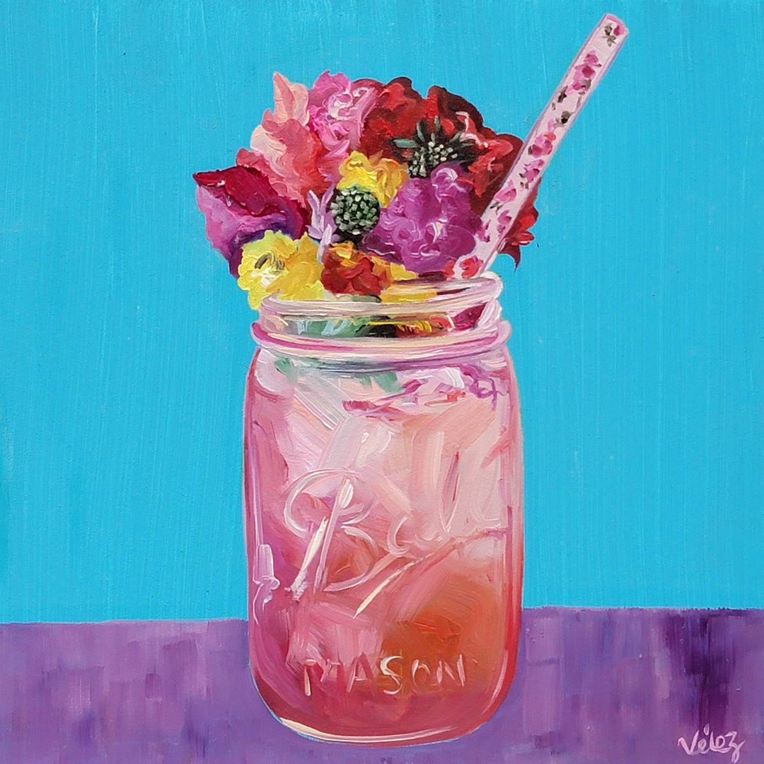Sumer in a Jar OIL PAINTING - Etsy