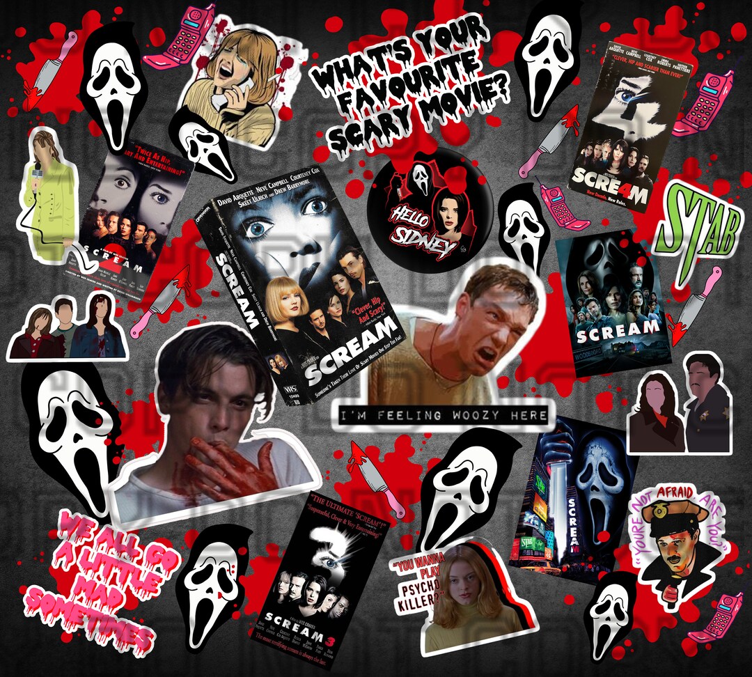 1996 Scream Template Tumbler - Etsy