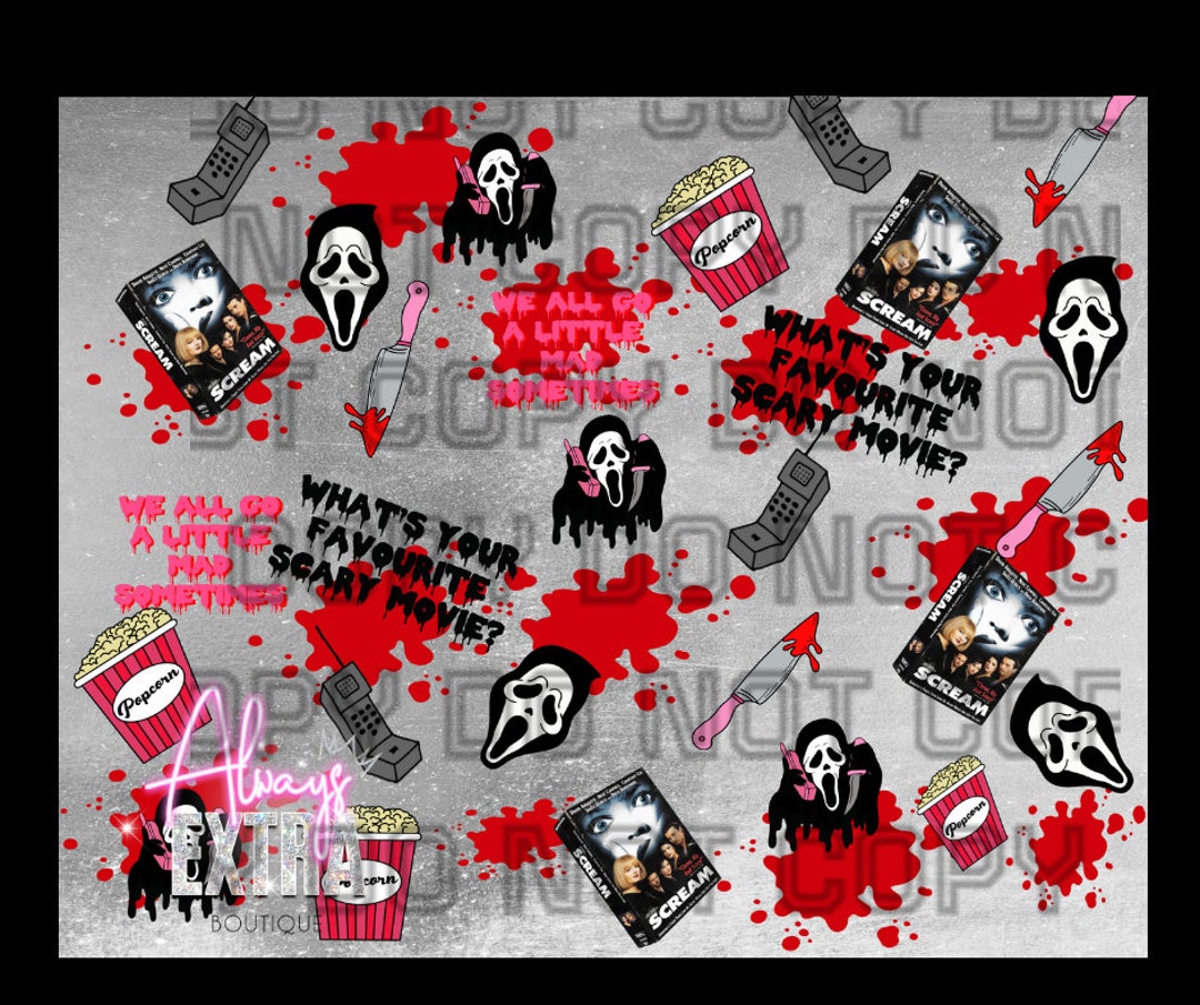 SCREAM Ghostface Digital File We All Go a Little Mad - Etsy