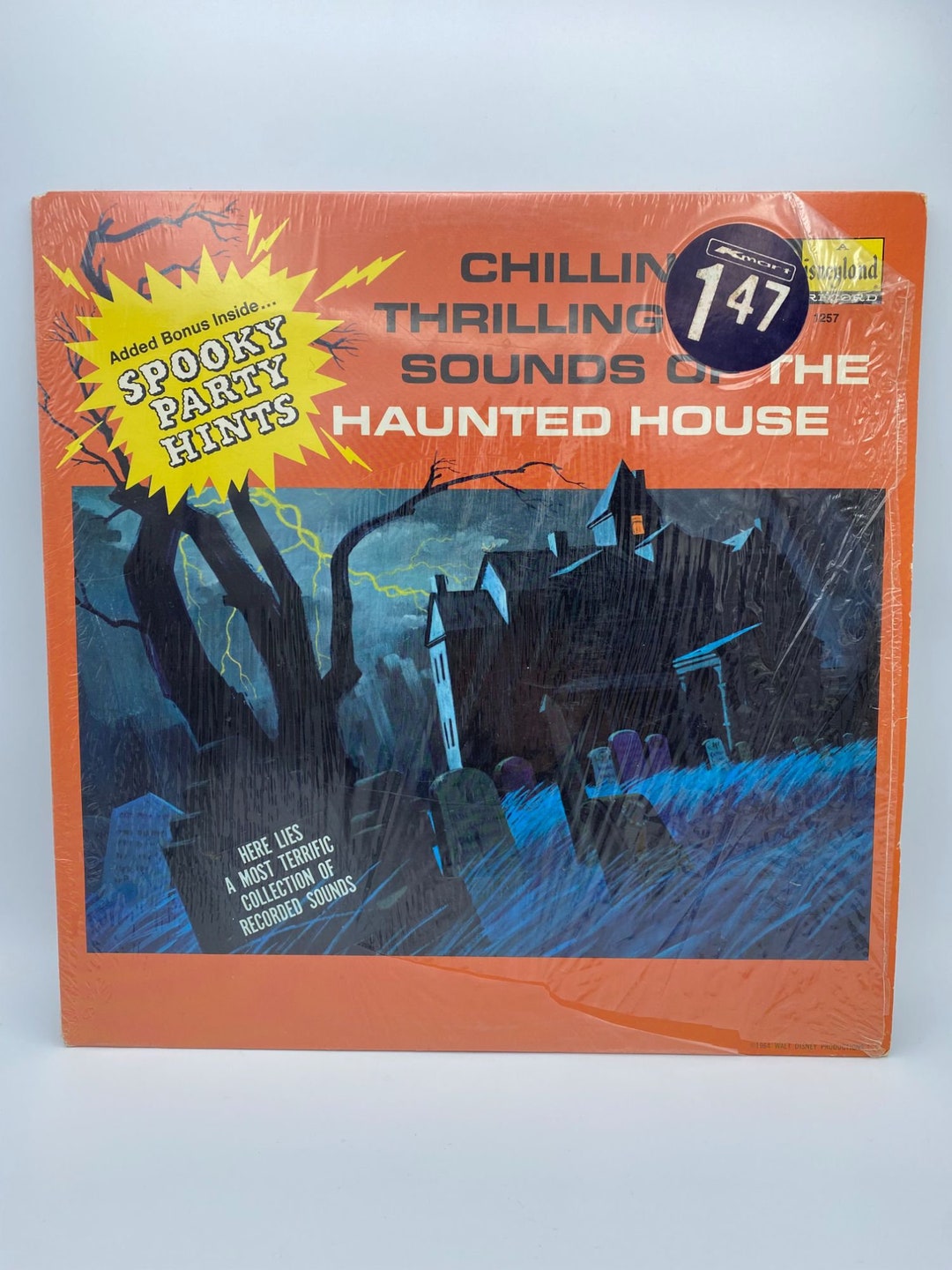1964 Disney Haunted House Sounds Vinyl Record Party Ideas - Etsy