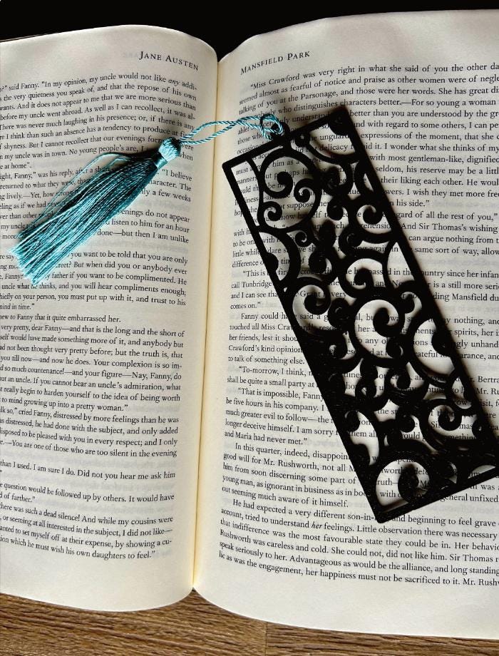 Simple Bookmark | 3D Printed Silhouette Bookmark With Colorful Tassel ...