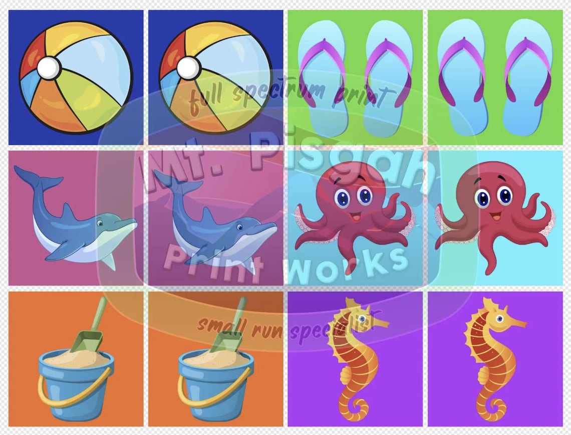 Matching Game / Memory Game / Kids Matching Game /christmas/ Fruit ...