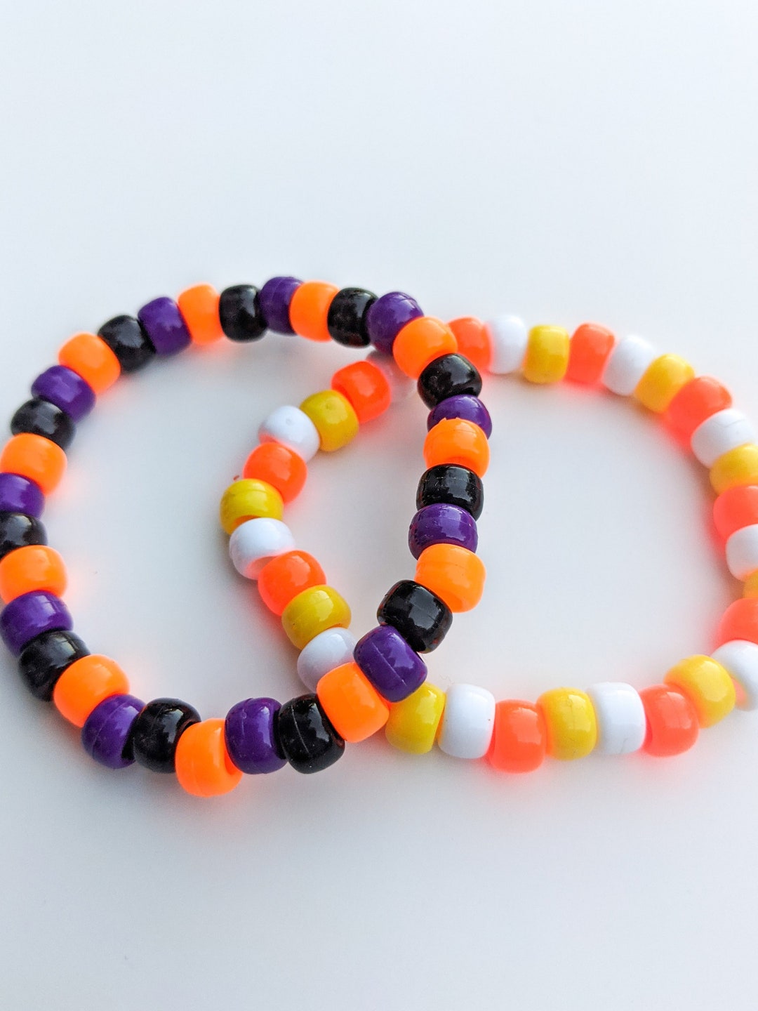 Halloween Kandi Korn Bracelets - Etsy