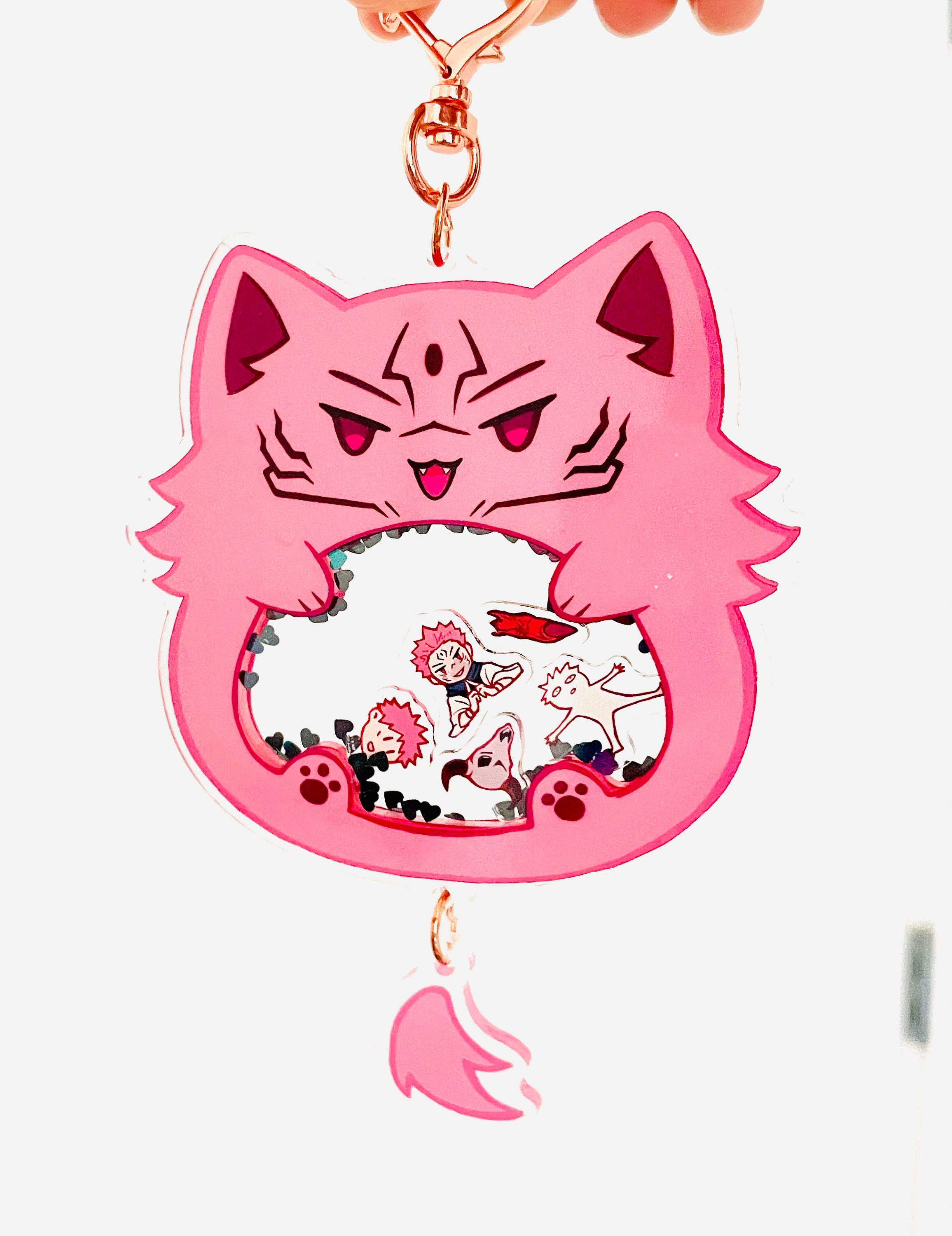 Sukuna & Yuuji Cat Shaker Charm - Etsy
