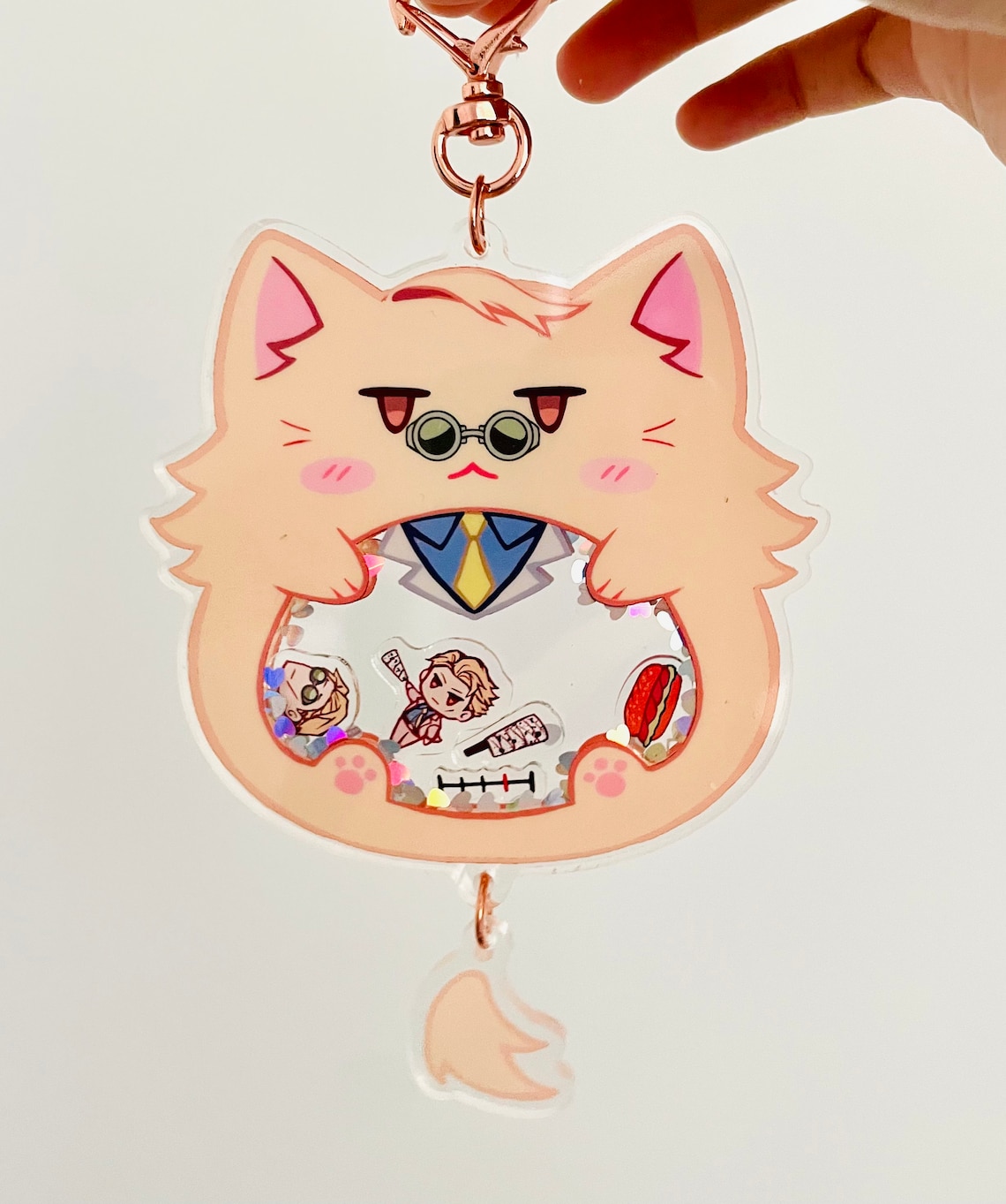 Sukuna & Yuuji Cat Shaker Charm - Etsy