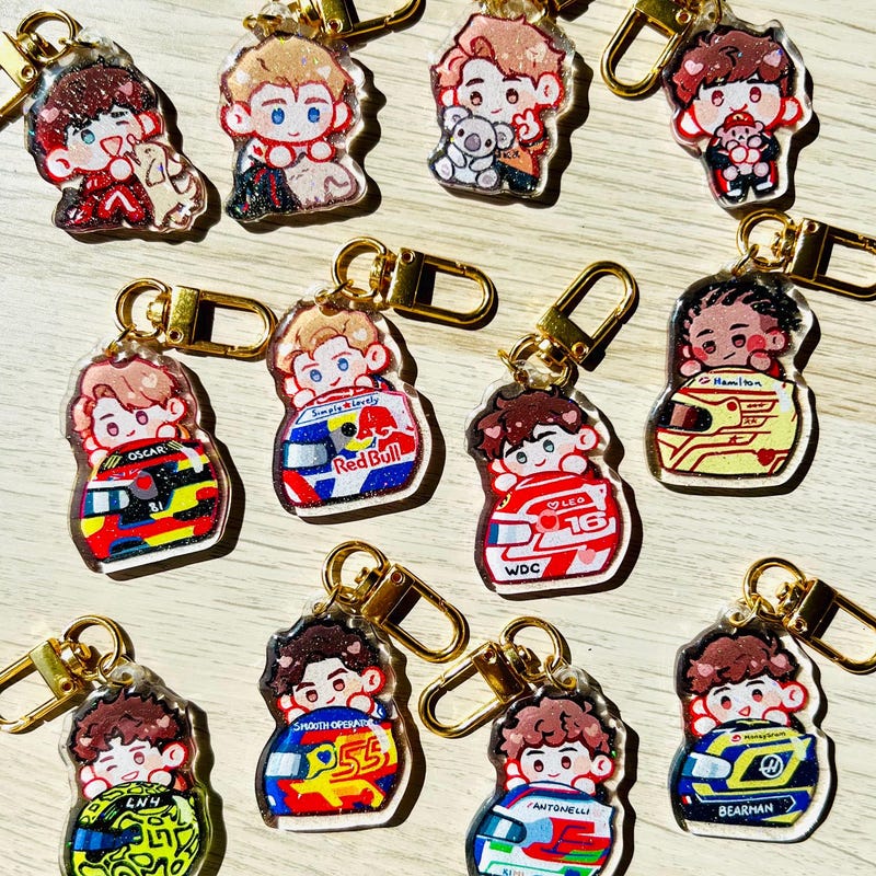 Norris Acrylic Keychain - Etsy