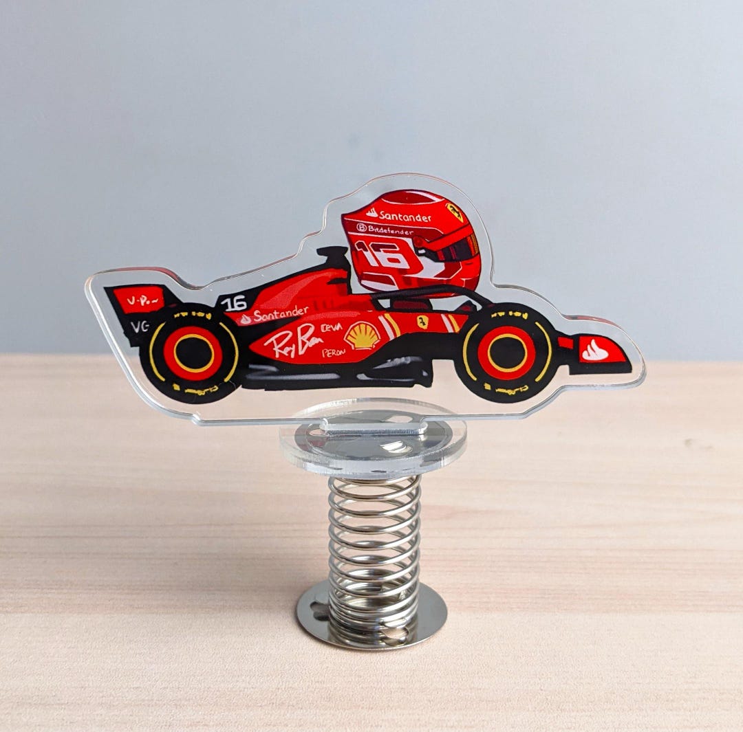 Racing Driver Springy Standee - Etsy