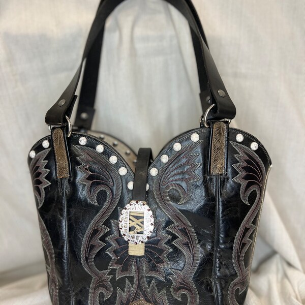 Cowboy Boot Purse - Etsy