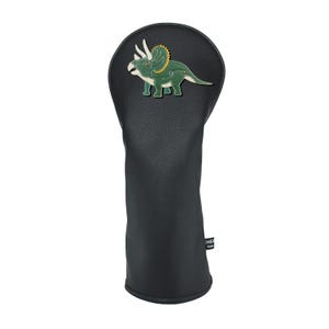 Triceratops PU Leather Golf Club Covers Driver Headcovers Fairway Woods ...