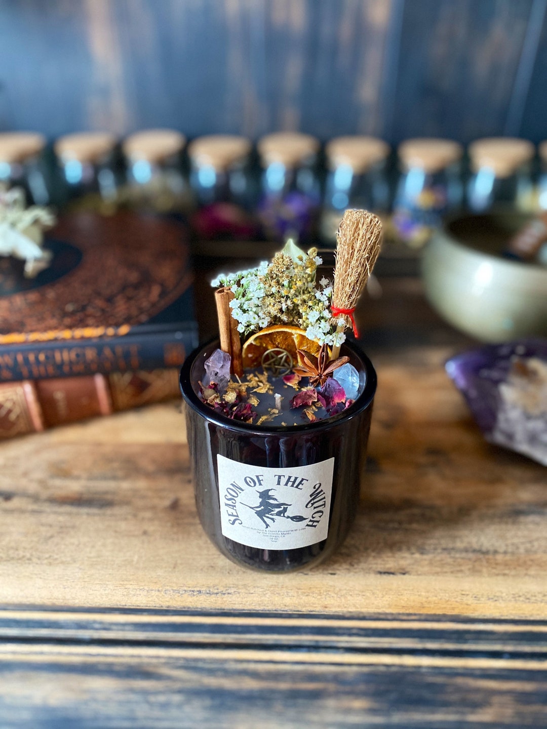 Season of the Witch Candle , witchy Decor, Halloween, Spooky Season ...