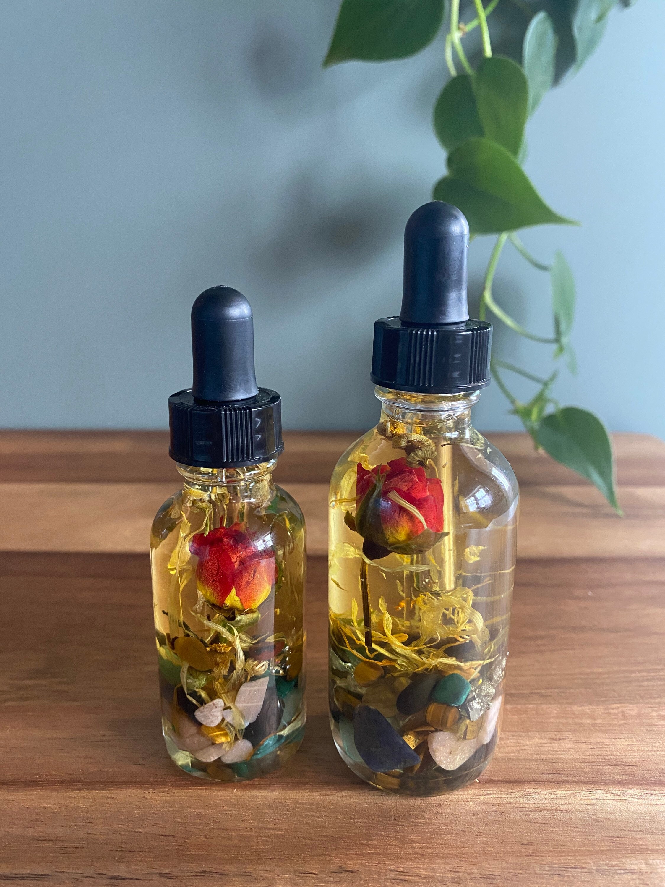 Abundance Botanical & Crystal Infused Oil Manifest Abundance - Etsy
