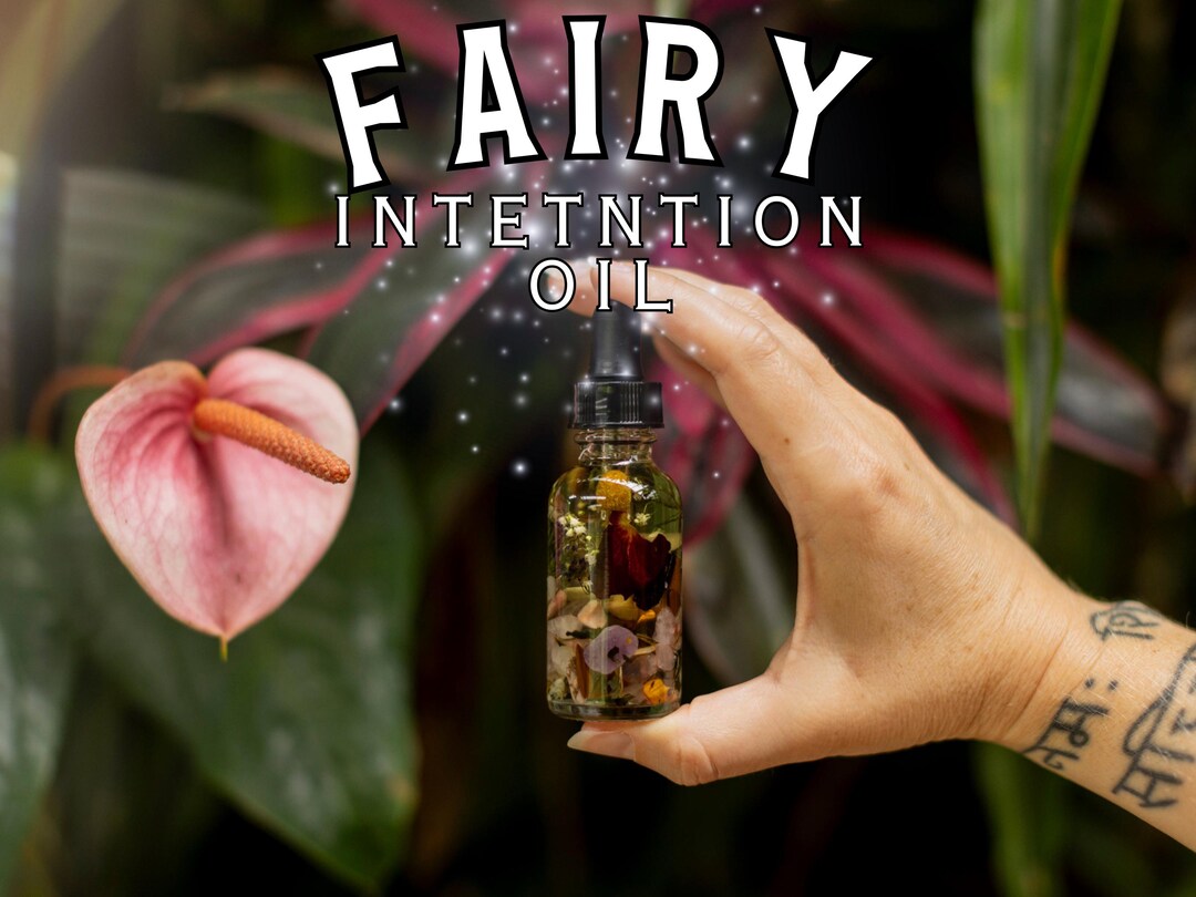 Fairy Oil, Attract Faeries, Witchy Herb, Faery Divination Tool, Nymph ...