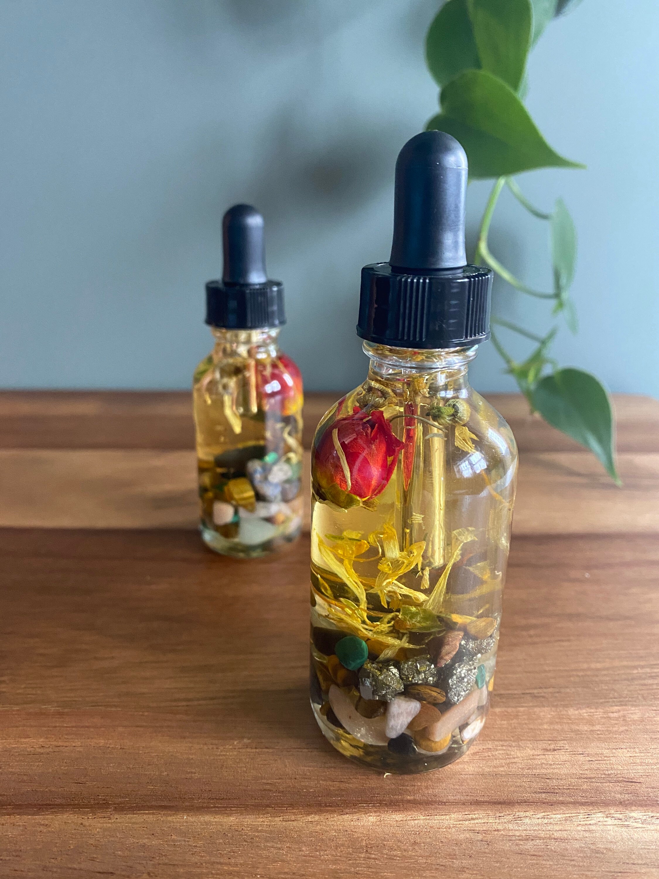 Abundance Botanical & Crystal Infused Oil Manifest Abundance - Etsy