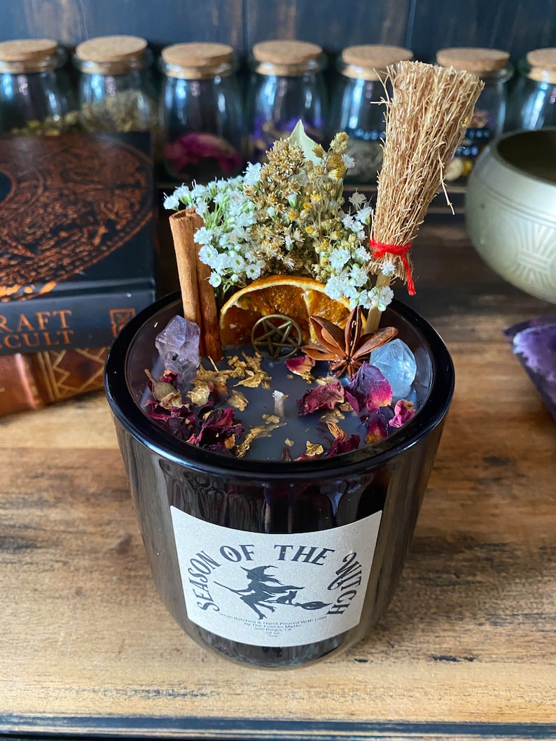Season of the Witch Candle witchy Decor Witchy Candles - Etsy