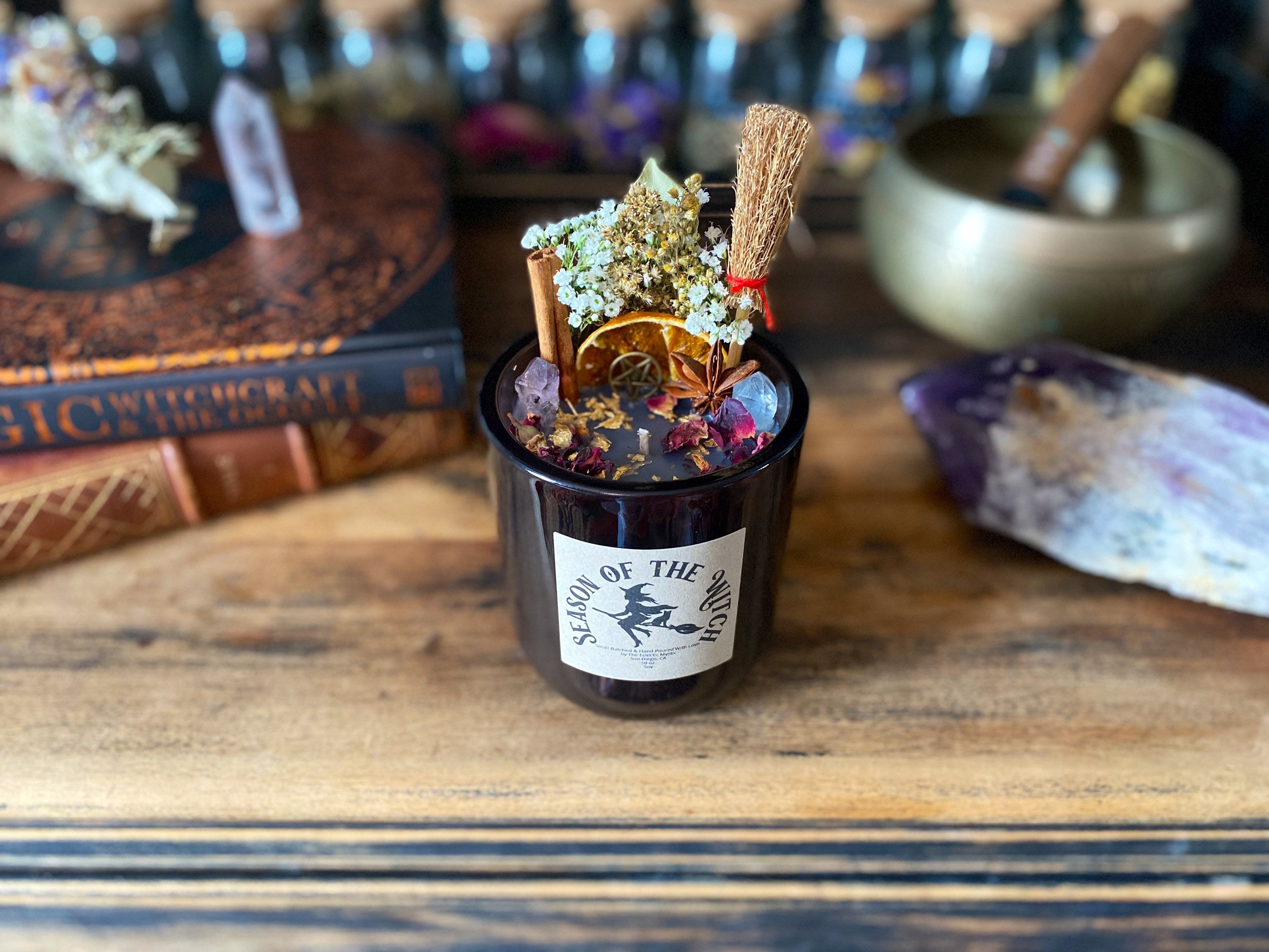 Season of the Witch Candle witchy Decor Witchy Candles - Etsy