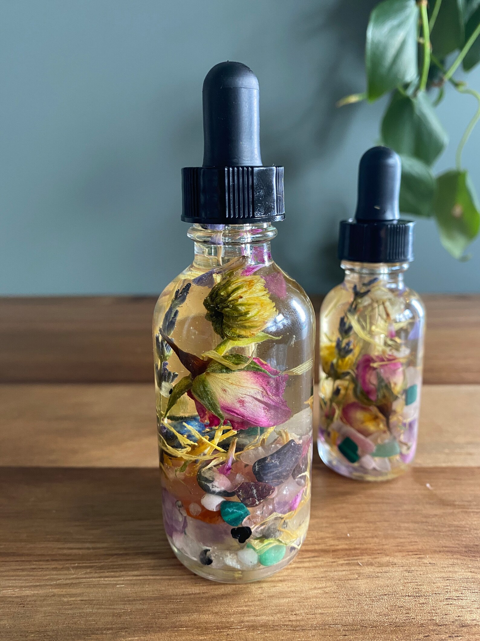 Attract Love Botanical & Crystal Infused Oil Intention Oil - Etsy