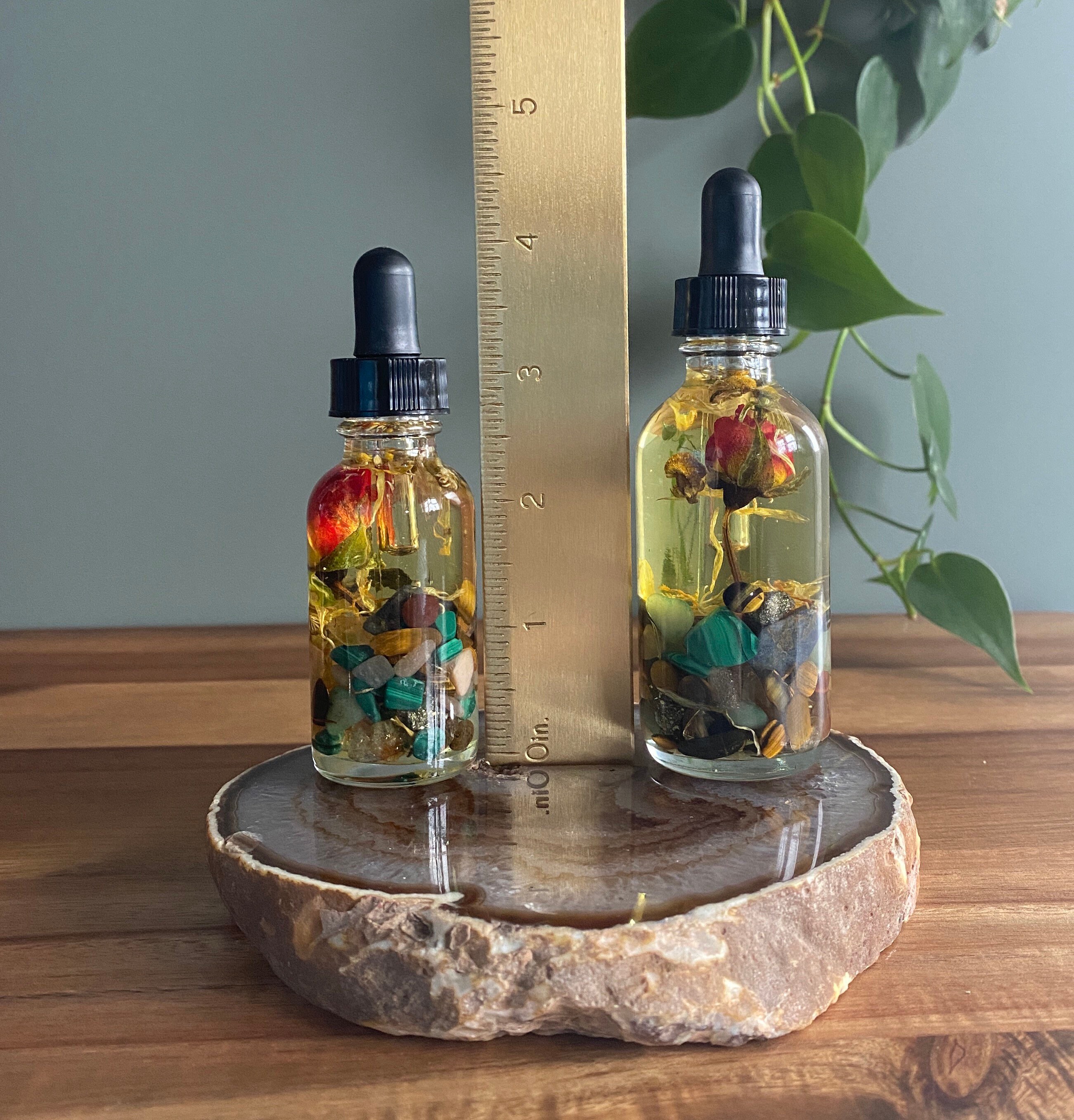 Abundance Botanical & Crystal Infused Oil Manifest Abundance - Etsy