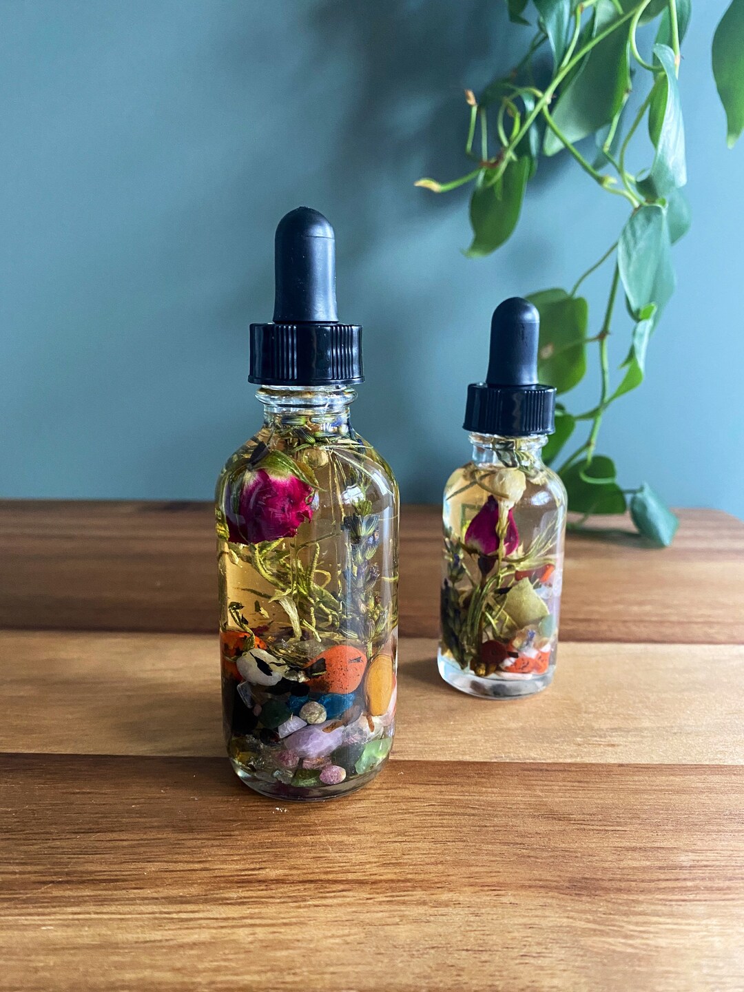 Self Love Botanical Crystal Infused Oil Intention Oil, Self Care, Body ...