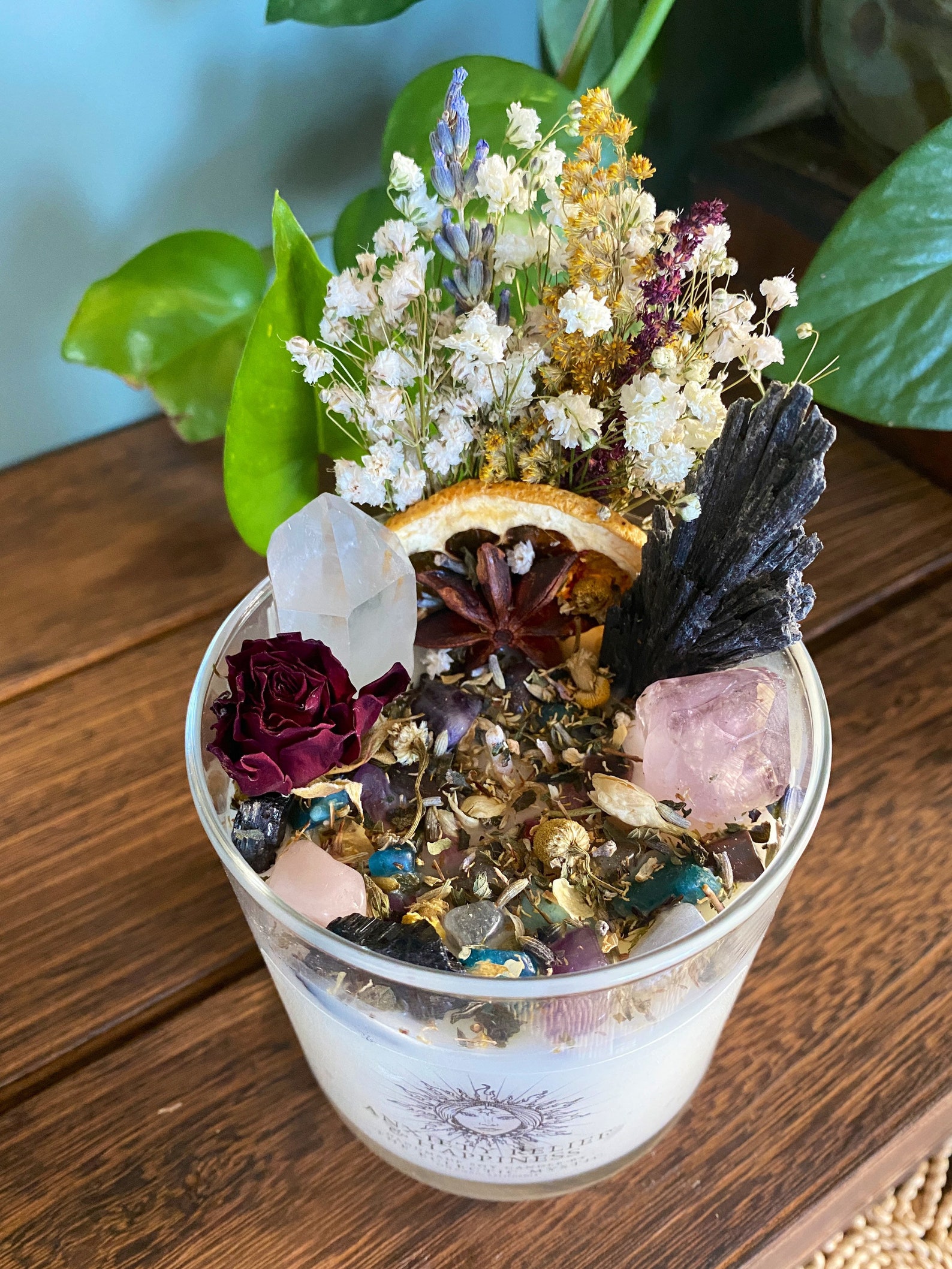 Anxiety Relief & Happiness Intention Candle Packed With - Etsy