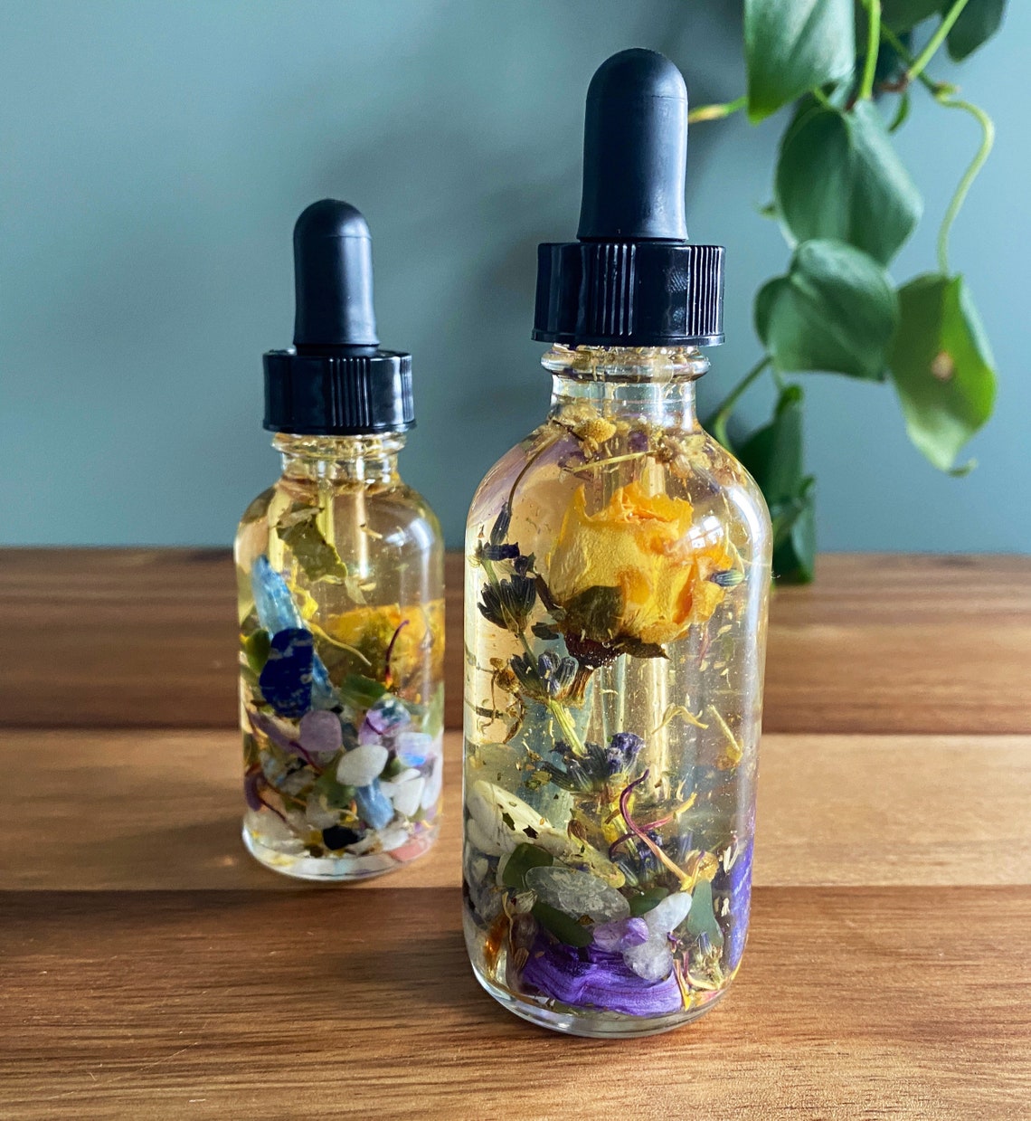Mystical Dreams Botanical & Crystal Infused Oil Intention Oil - Etsy