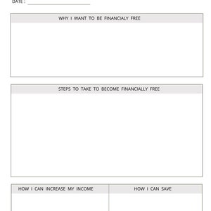 Money Planning Journal - Etsy
