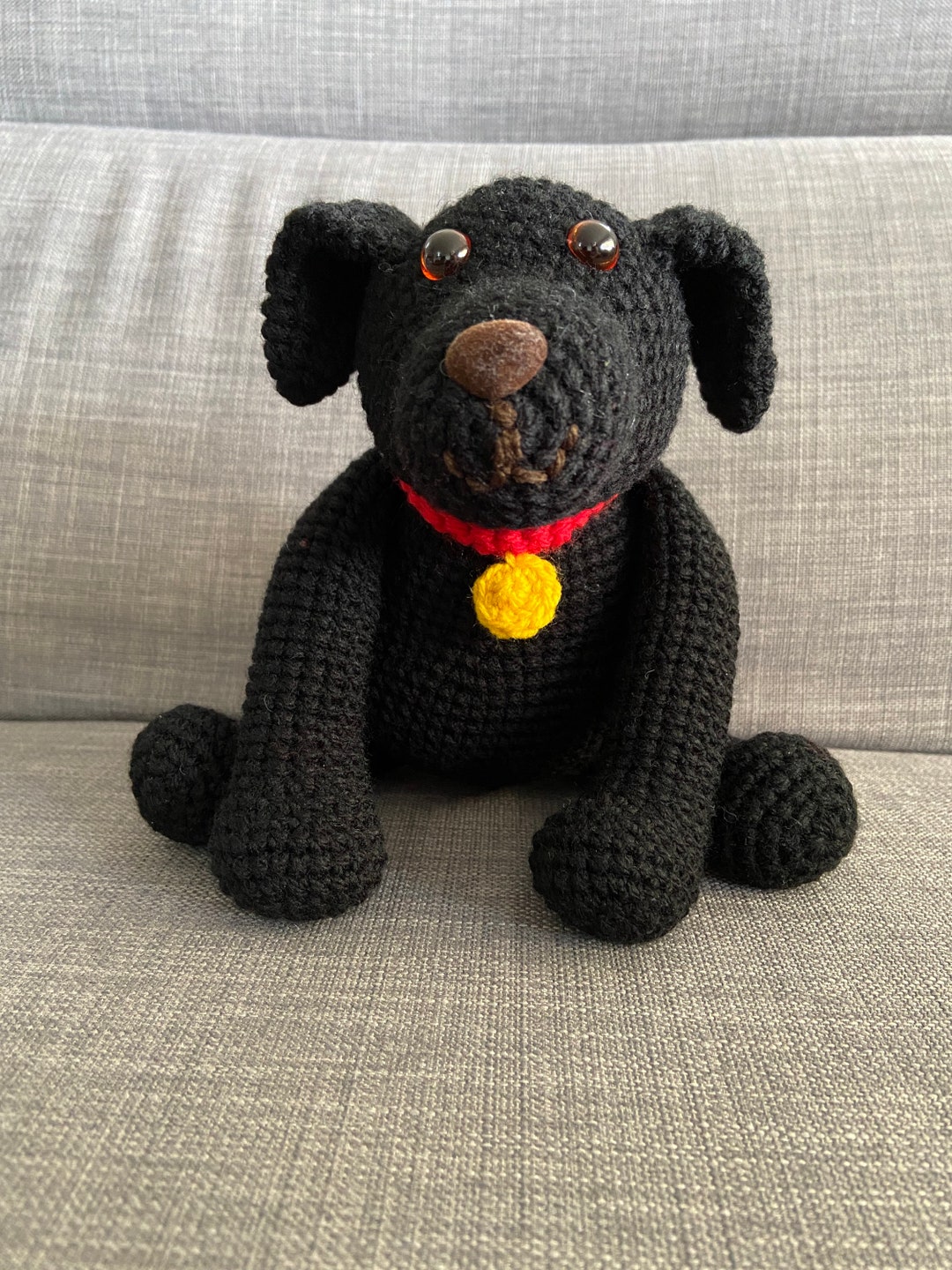 Crocheted Black Labrador (children's Dog Toy) - Etsy